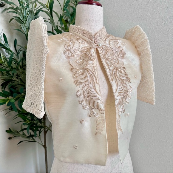 Dresses | Lace Terno Sleeve Filipiniana Bolero | Poshmark